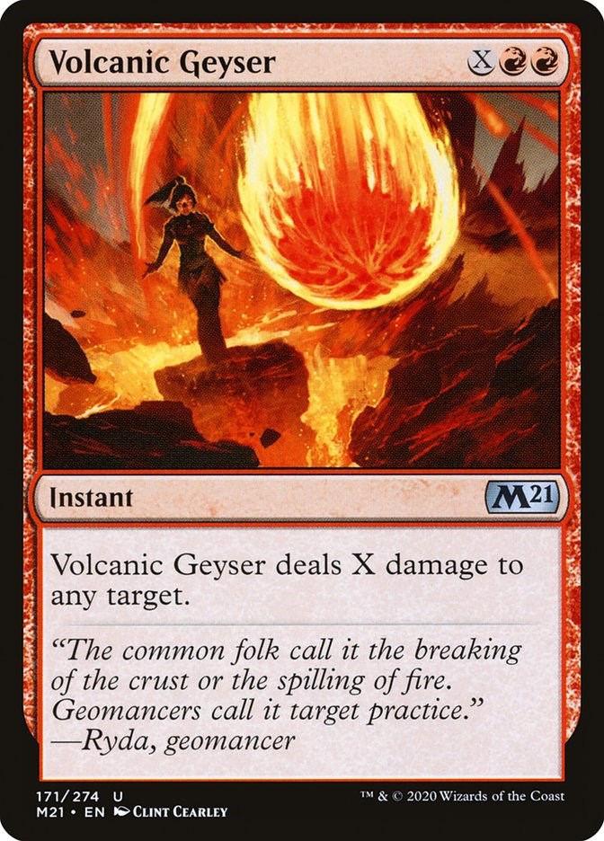 Volcanic Geyser - Core Set 2021 - Magic: The Gathering
