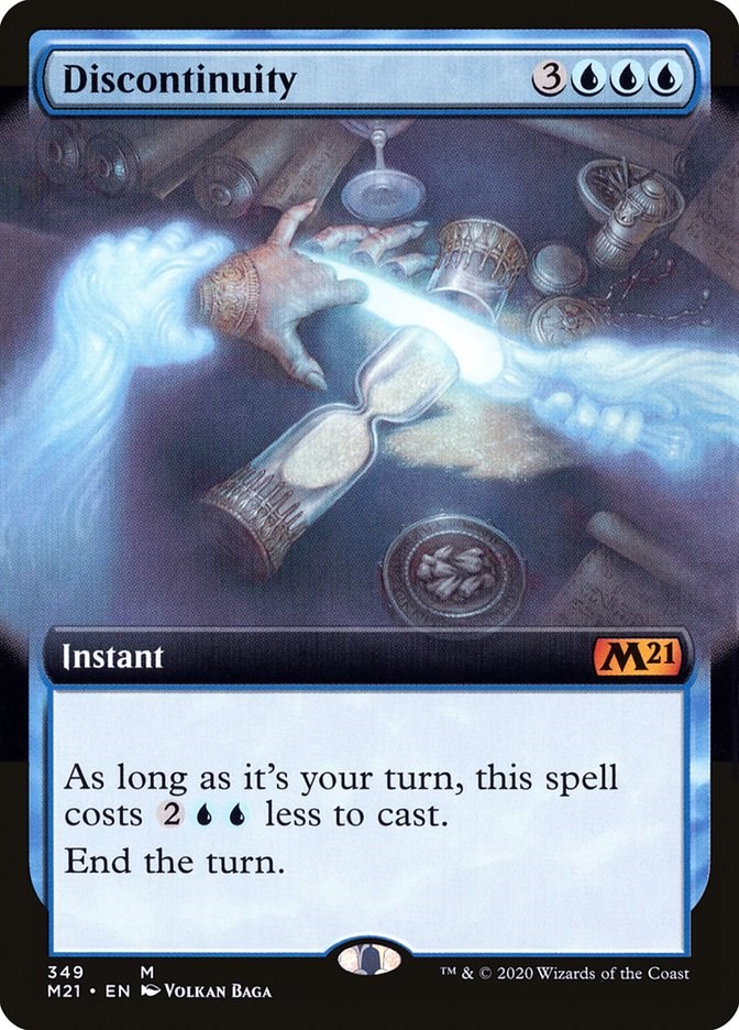 Discontinuity (Extended Art) - Core Set 2021 - Magic: The Gathering