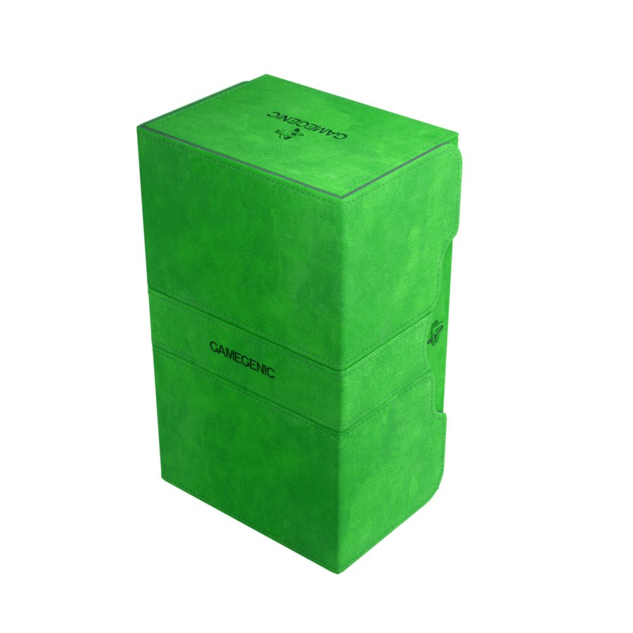 GameGenic Stronghold Deck Box - Green (Holds 200+) - GameGenic Deck ...