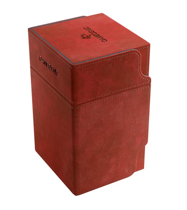 GameGenic Watchtower Convertible Deck Box - Red (Holds 100 ...