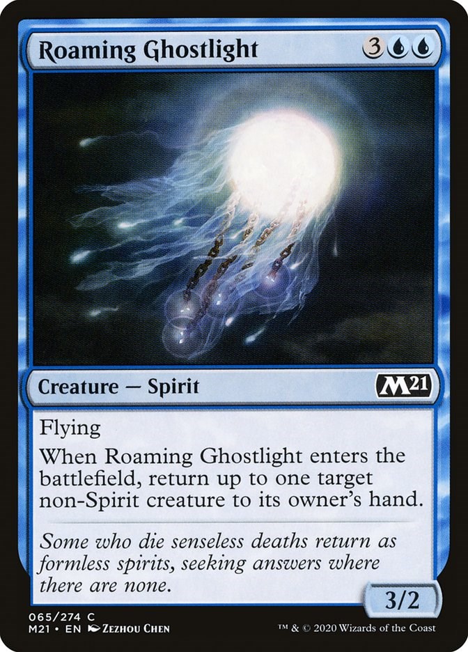 Roaming Ghostlight - Core Set 2021 - Magic: The Gathering