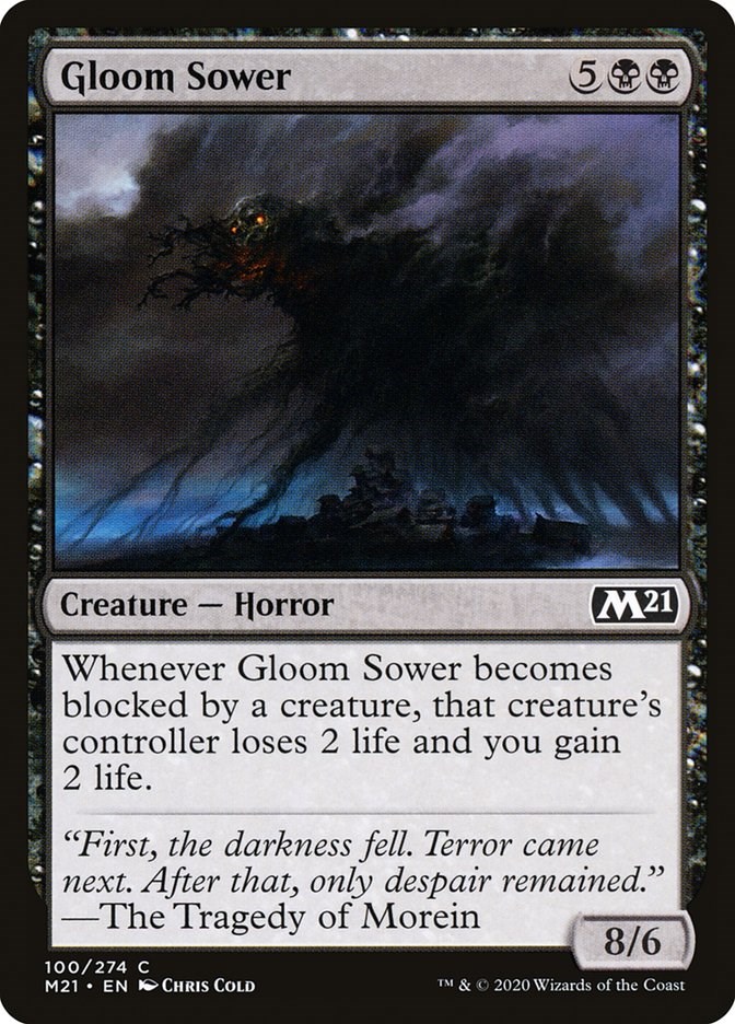 Gloom Sower - Core Set 2021 - Magic: The Gathering