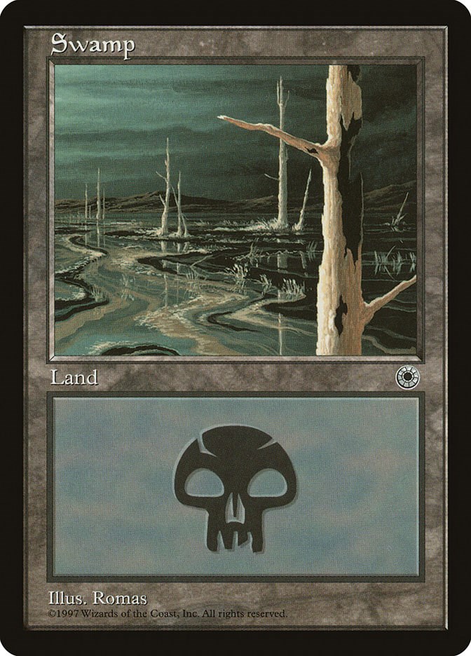 Swamp (White Tree) - Portal - Magic: The Gathering