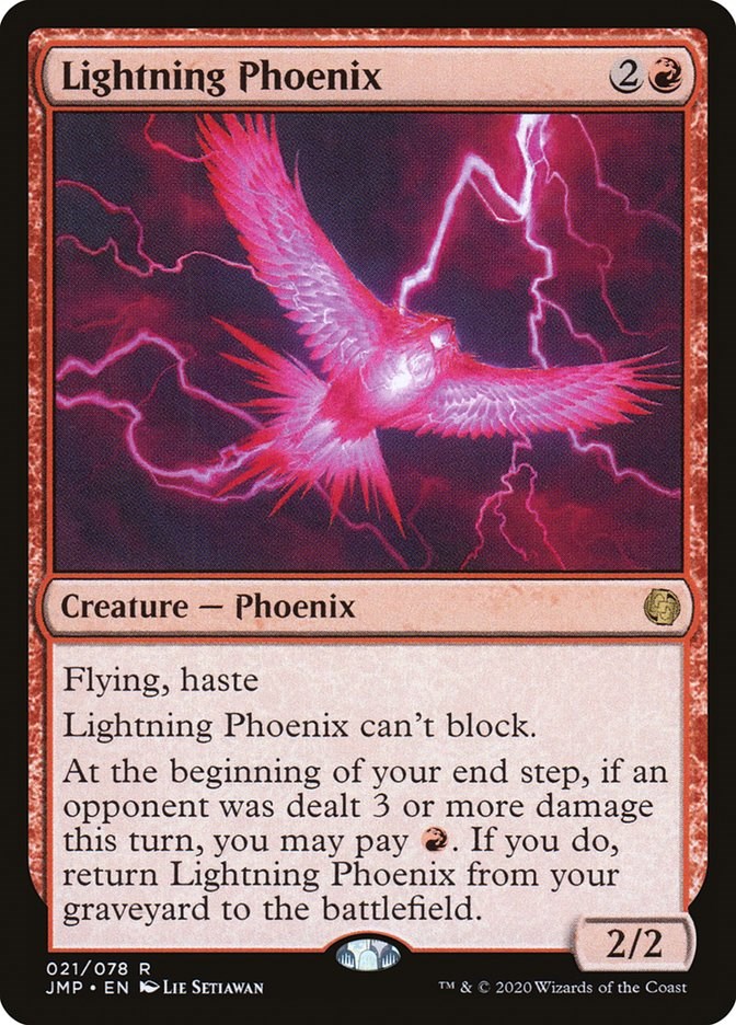 Lightning Phoenix - Jumpstart - Magic: The Gathering