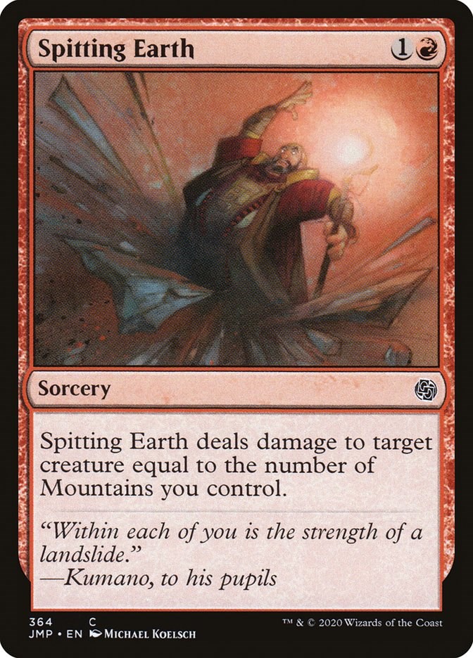 Spitting Earth - Jumpstart - Magic: The Gathering
