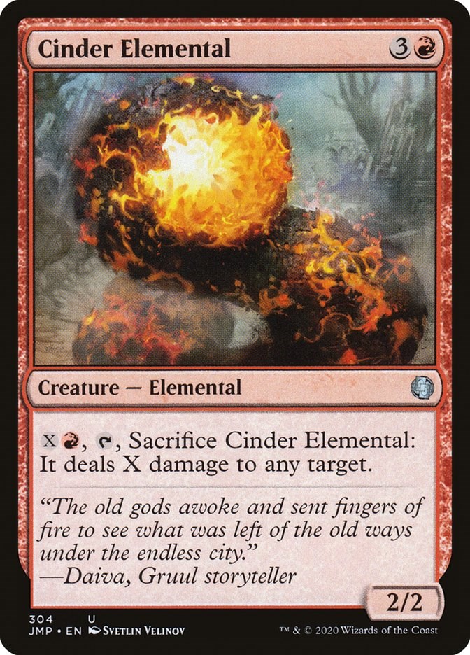 Cinder Elemental - Jumpstart - Magic: The Gathering