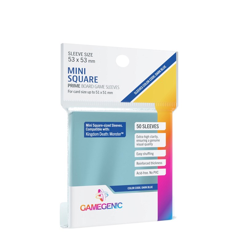 GameGenic Prime Board Game Sleeves - Mini Square (50-Pack) - GameGenic ...