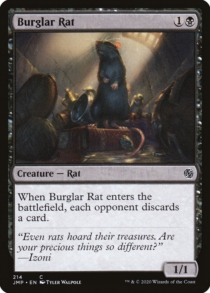 Burglar Rat - Jumpstart - Magic: The Gathering