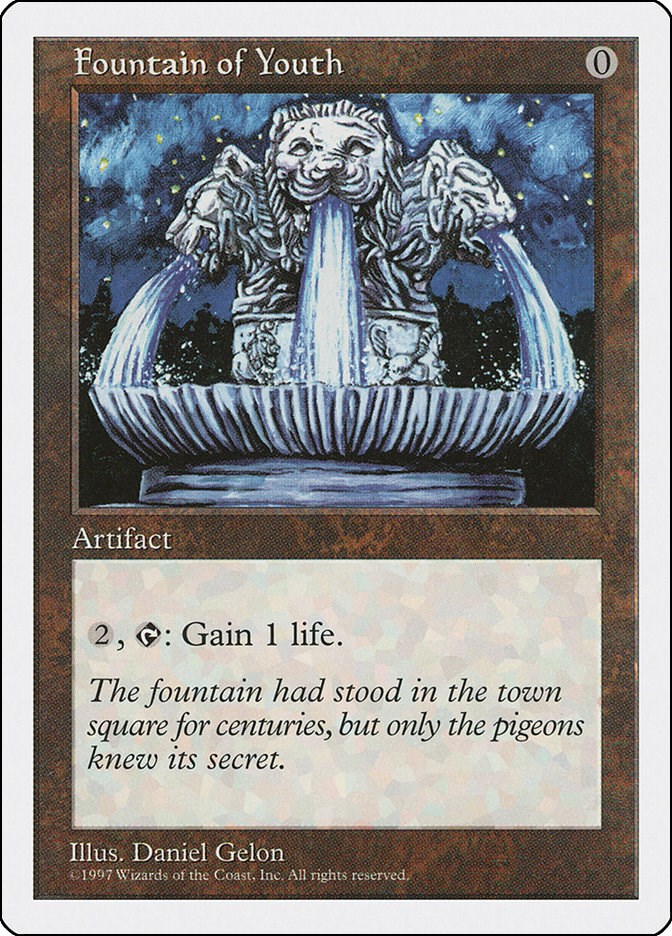 Fountain of Youth - Fifth Edition - Magic: The Gathering