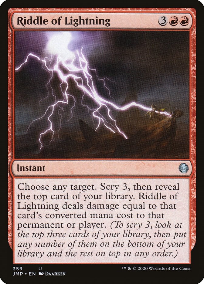 Riddle of Lightning - Jumpstart - Magic: The Gathering