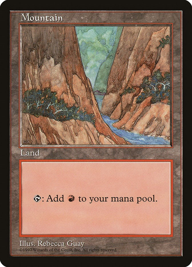 Mountain - Blue Pack (Guay) - APAC Lands - Magic: The Gathering