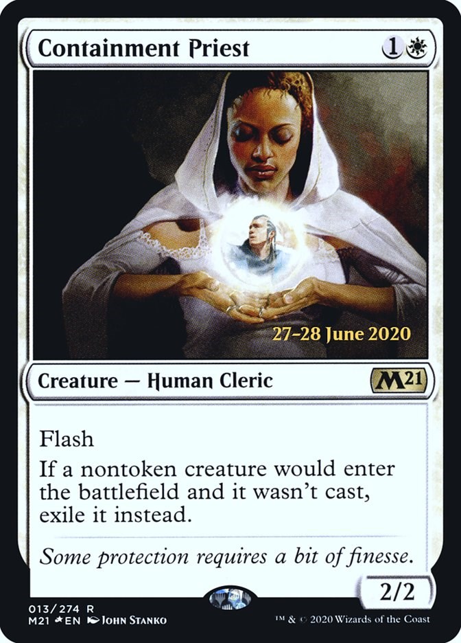 Containment Priest - Prerelease Cards - Magic: The Gathering