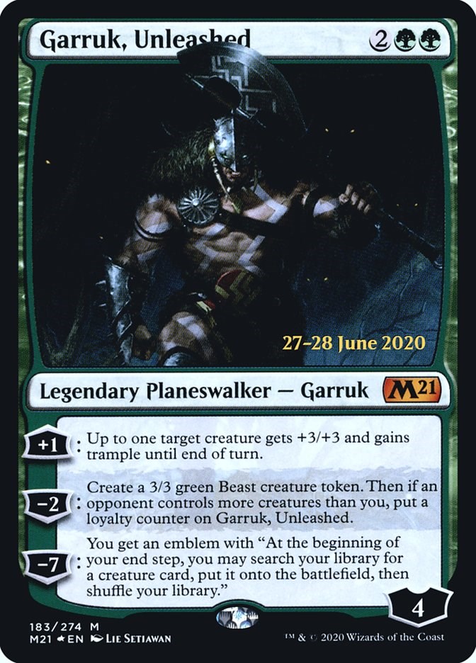 Garruk, Unleashed - Prerelease Cards - Magic: The Gathering