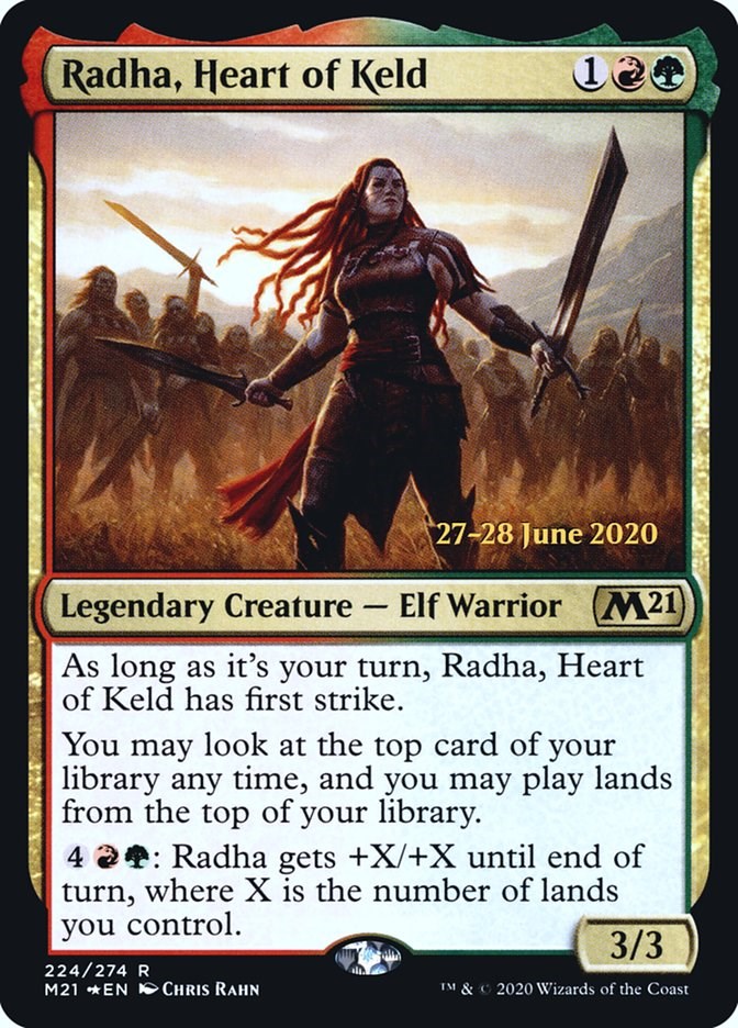 Radha, Heart of Keld - Prerelease Cards - Magic: The Gathering