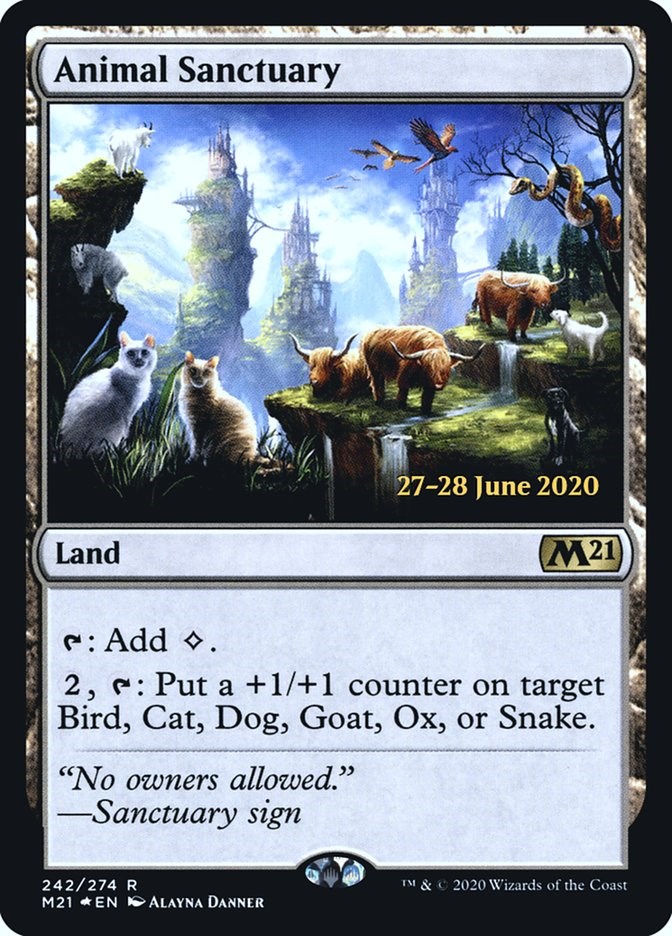 Animal Sanctuary - Prerelease Cards - Magic: The Gathering