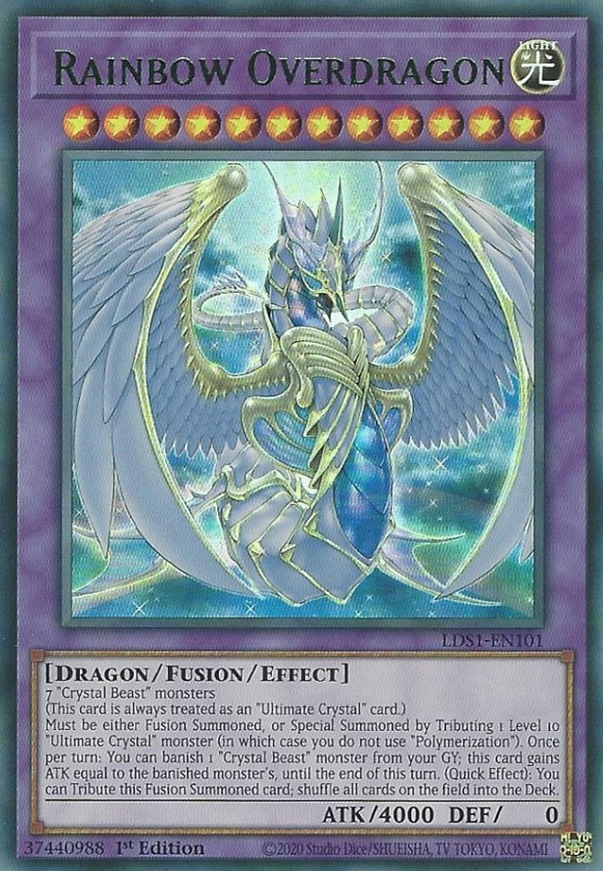 Rainbow Overdragon (Green) - Legendary Duelists: Season 1 - YuGiOh