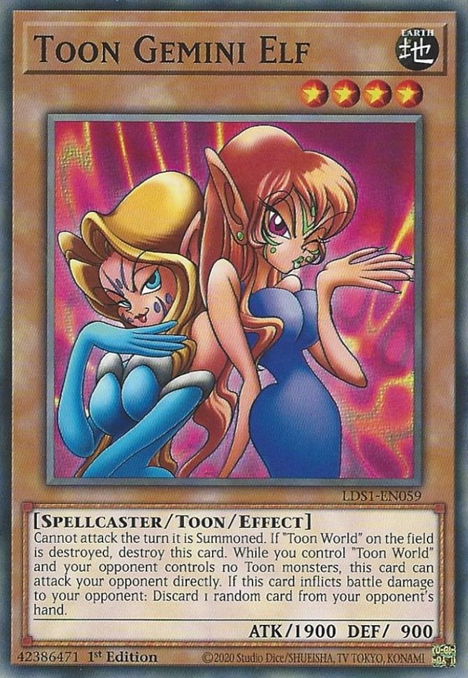 Toon Gemini Elf - Legendary Duelists: Season 1 - YuGiOh