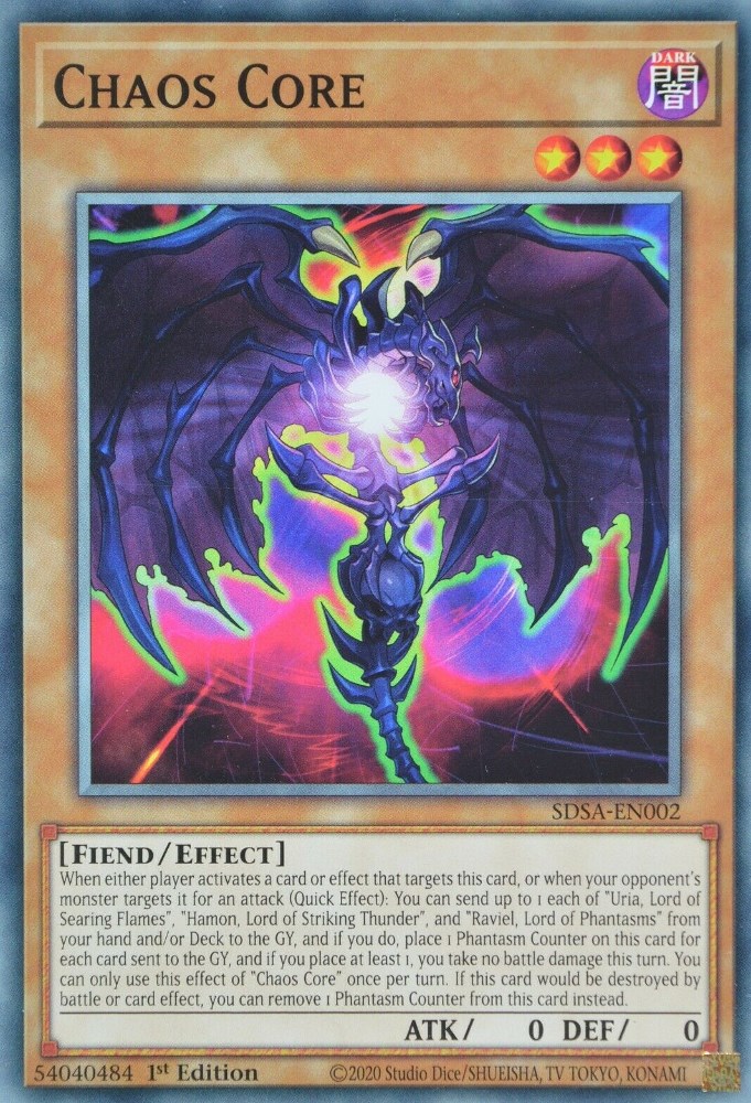 Chaos Core - Structure Deck: Sacred Beasts - YuGiOh