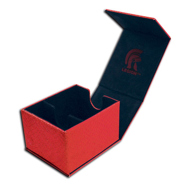 Hoard Plus Red - Legion Premium Supplies Deck Boxes - Deck Boxes