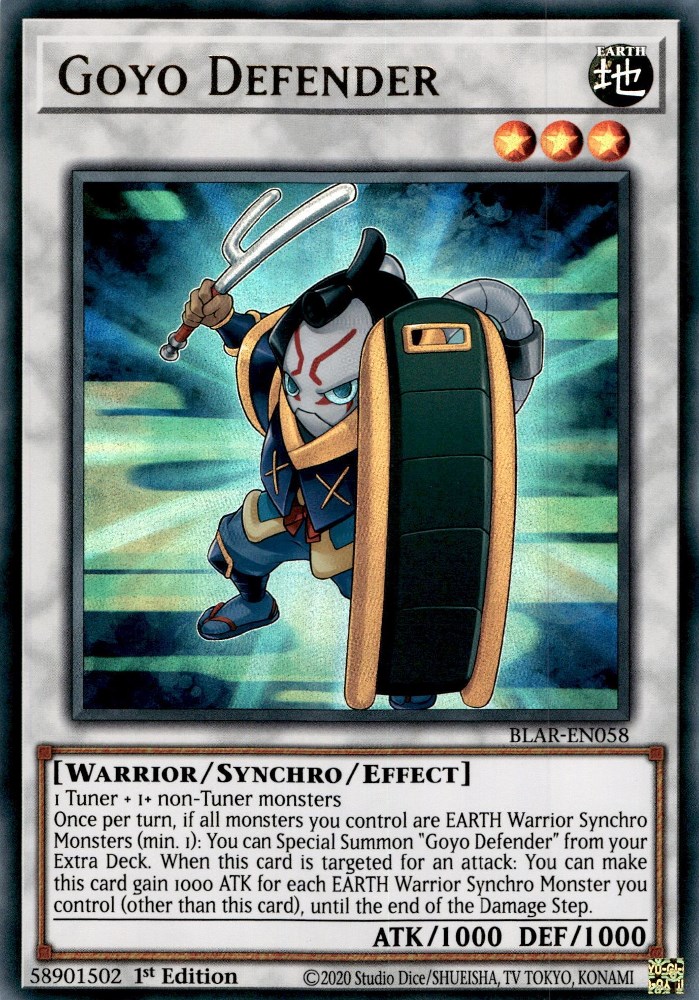 Goyo Defender - Battles of Legend: Armageddon - YuGiOh