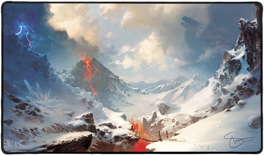 Rubber Playmat - Velinov Mountain - Legion Premium Supplies Playmats ...