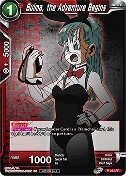 Bulma, the Adventure Begins - Promotion Cards - Dragon Ball Super: Masters