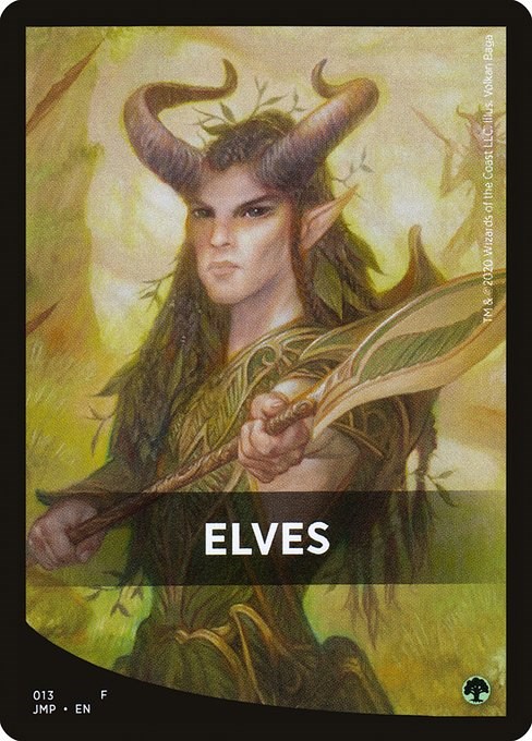 Elves Theme Card - Jumpstart - Magic: The Gathering