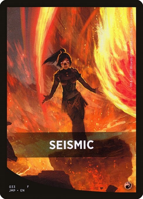 Seismic Theme Card - Jumpstart - Magic: The Gathering