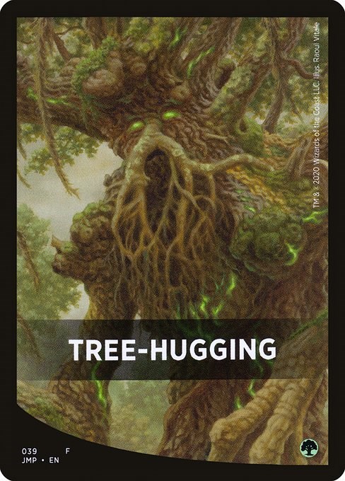 Tree-Hugging Theme Card - Jumpstart - Magic: The Gathering