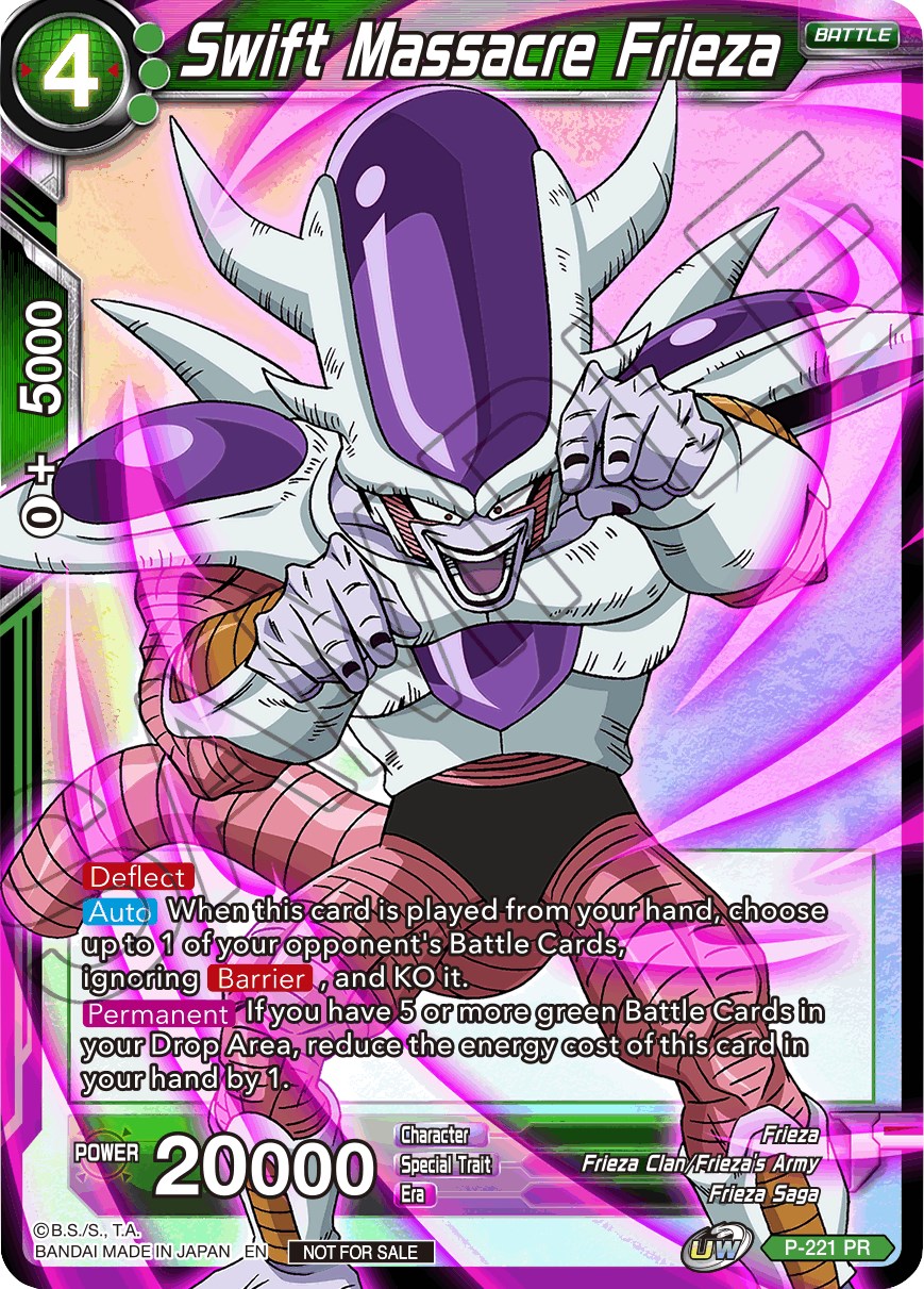 Swift Massacre Frieza (Alternate Art) - Promotion Cards - Dragon Ball ...