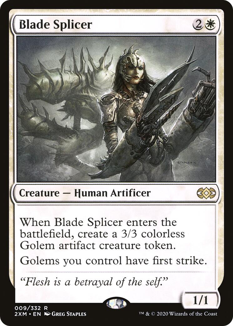 Blade Splicer - Double Masters - Magic: The Gathering