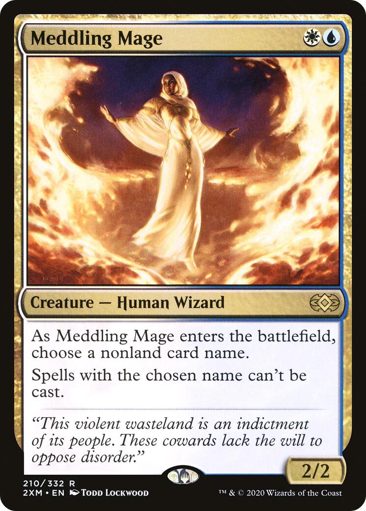 Meddling Mage - Double Masters - Magic: The Gathering