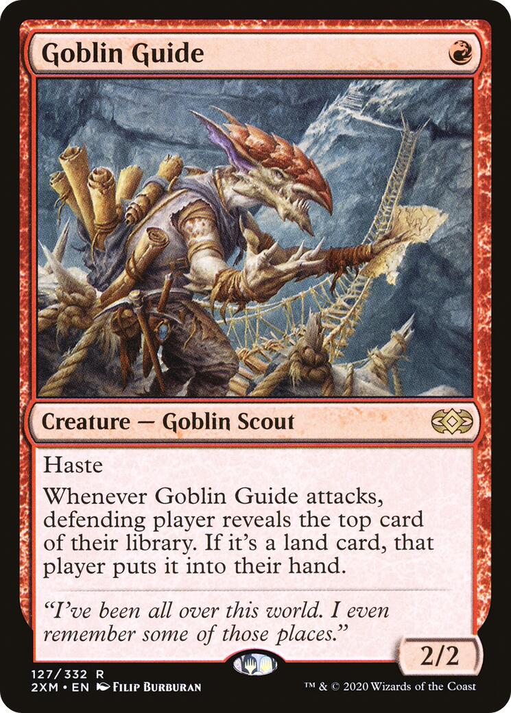 Goblin Guide - Double Masters - Magic: The Gathering