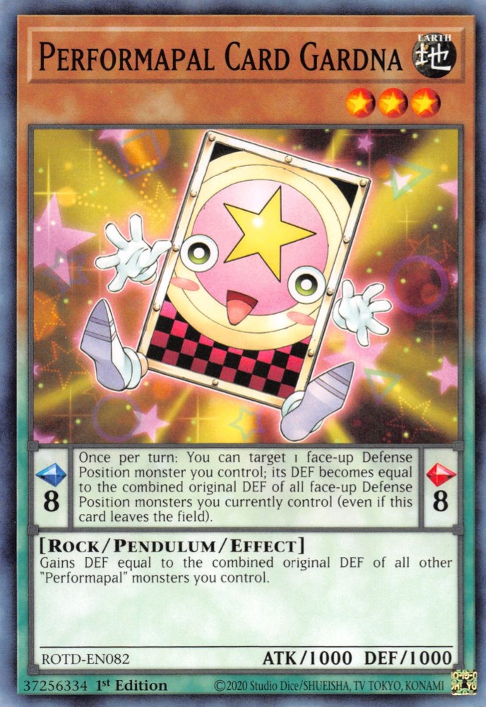 Performapal Card Gardna - Rise of the Duelist - YuGiOh