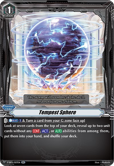 Tempest Sphere - V-SS05: Premium Collection 2020 - Cardfight Vanguard