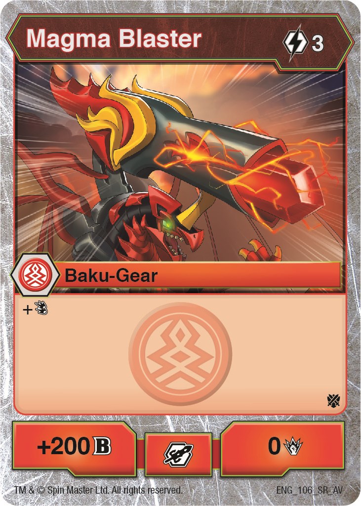 Magma Blaster - Armored Elite - Bakugan TCG