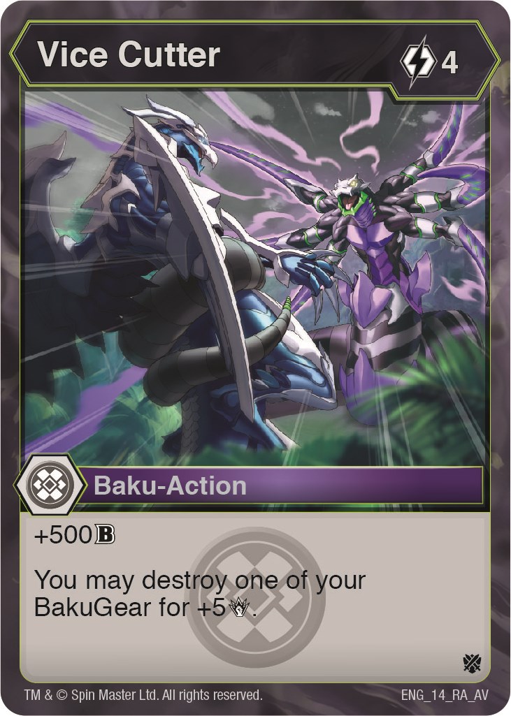Vice Cutter - Armored Elite - Bakugan TCG