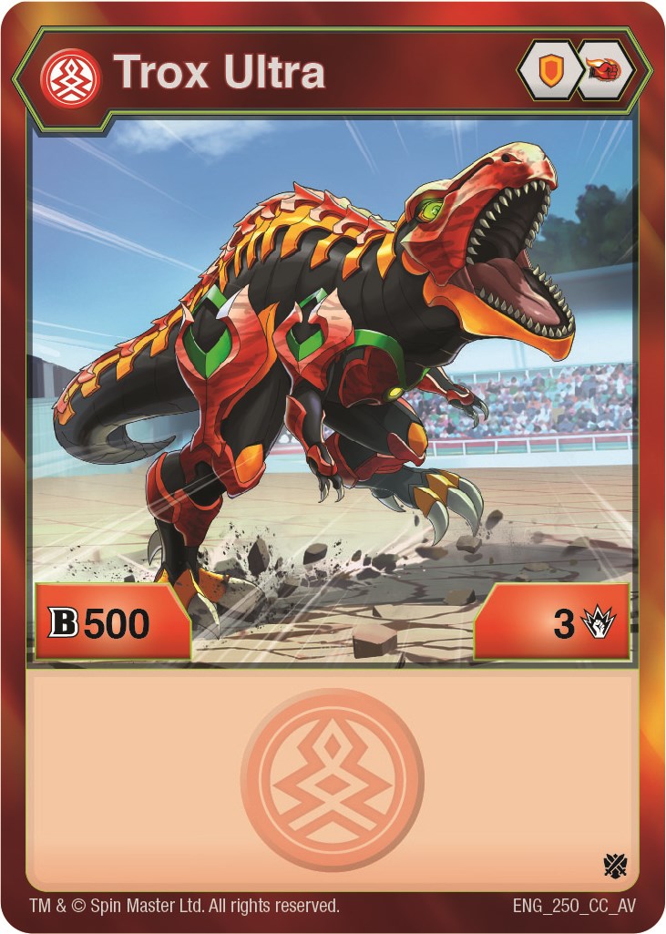Trox Ultra (250) - Armored Elite - Bakugan TCG