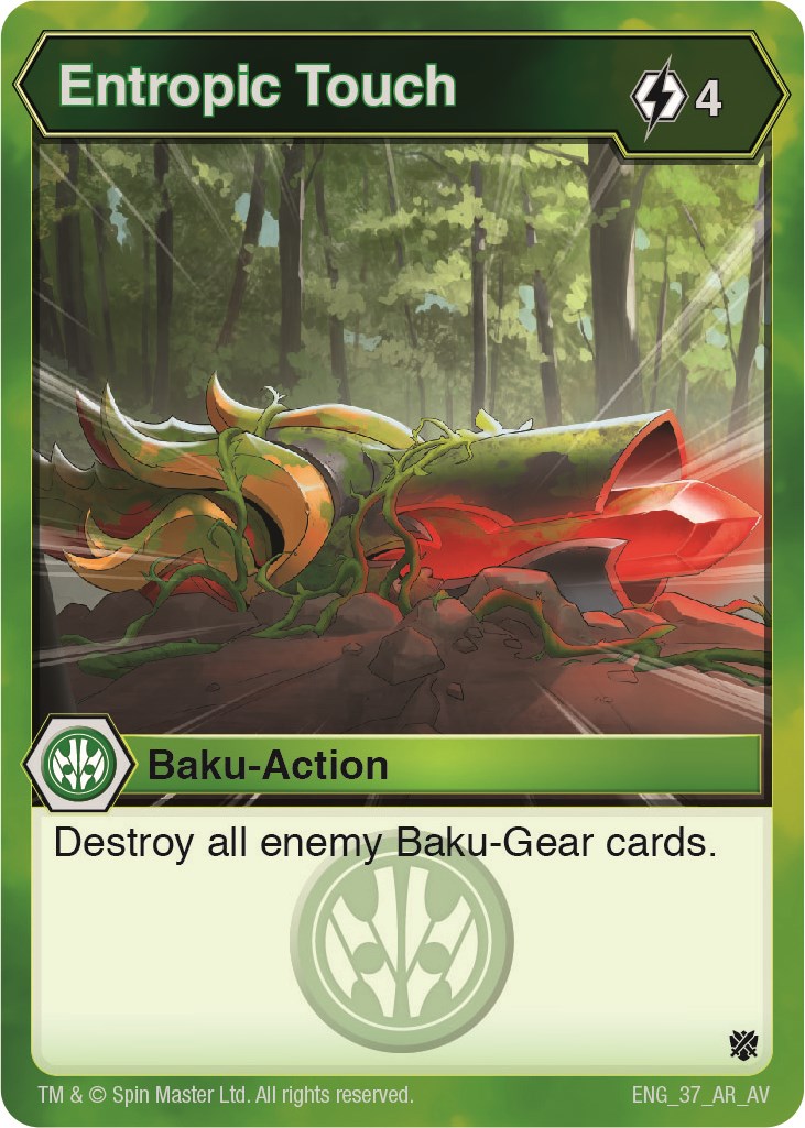 Entropic Touch - Armored Elite - Bakugan TCG