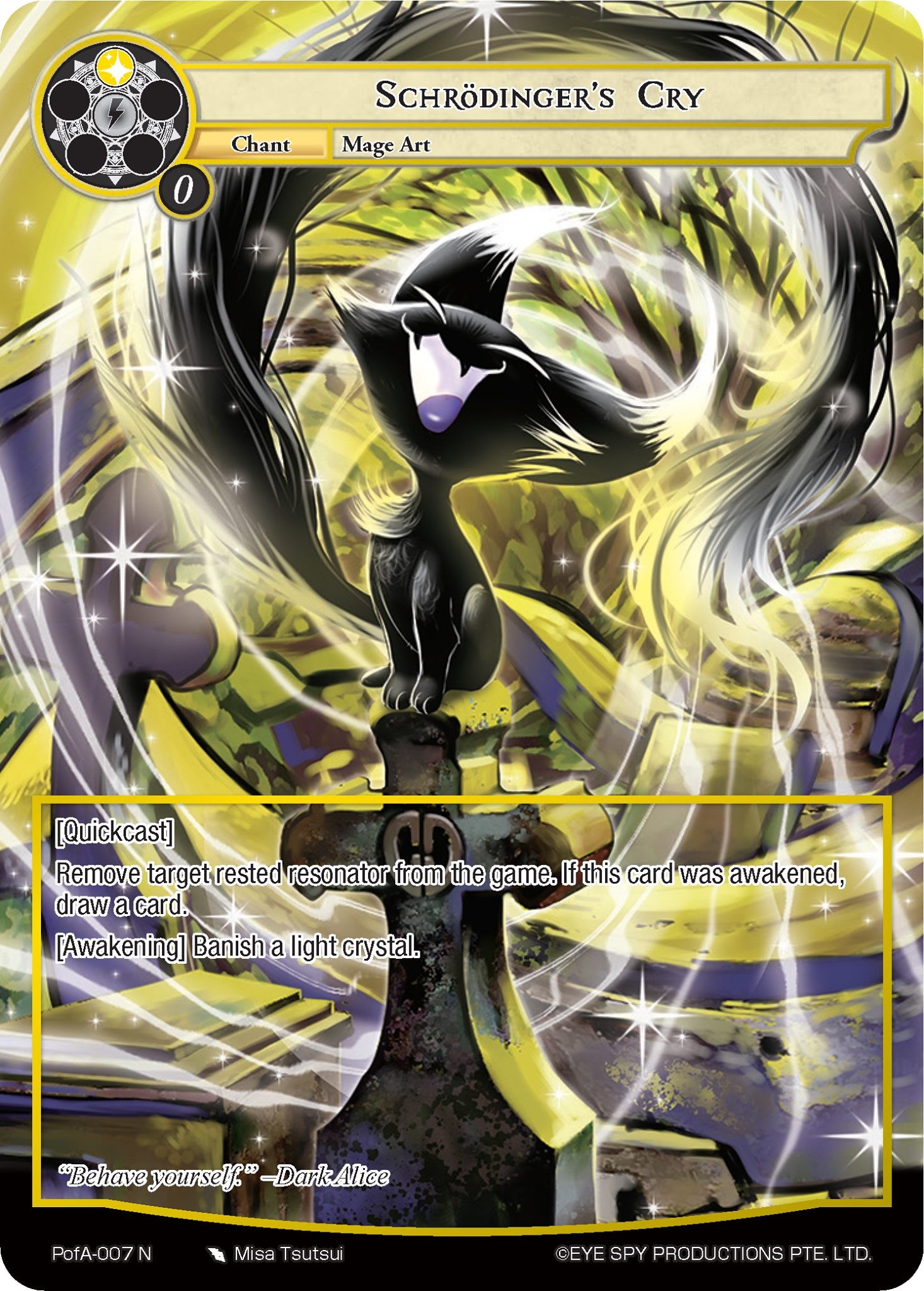 Schrodinger's Cry (Full Art) - Alice Origin IV: Prologue of Attoractia ...