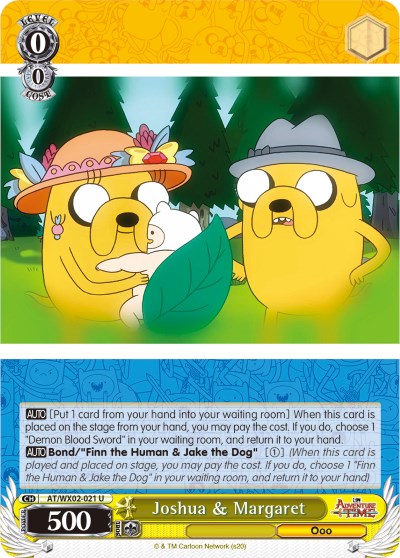 Joshua & Margaret - Adventure Time - Weiss Schwarz