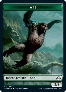 Ape // Germ Double-sided Token - Double Masters - Magic: The Gathering
