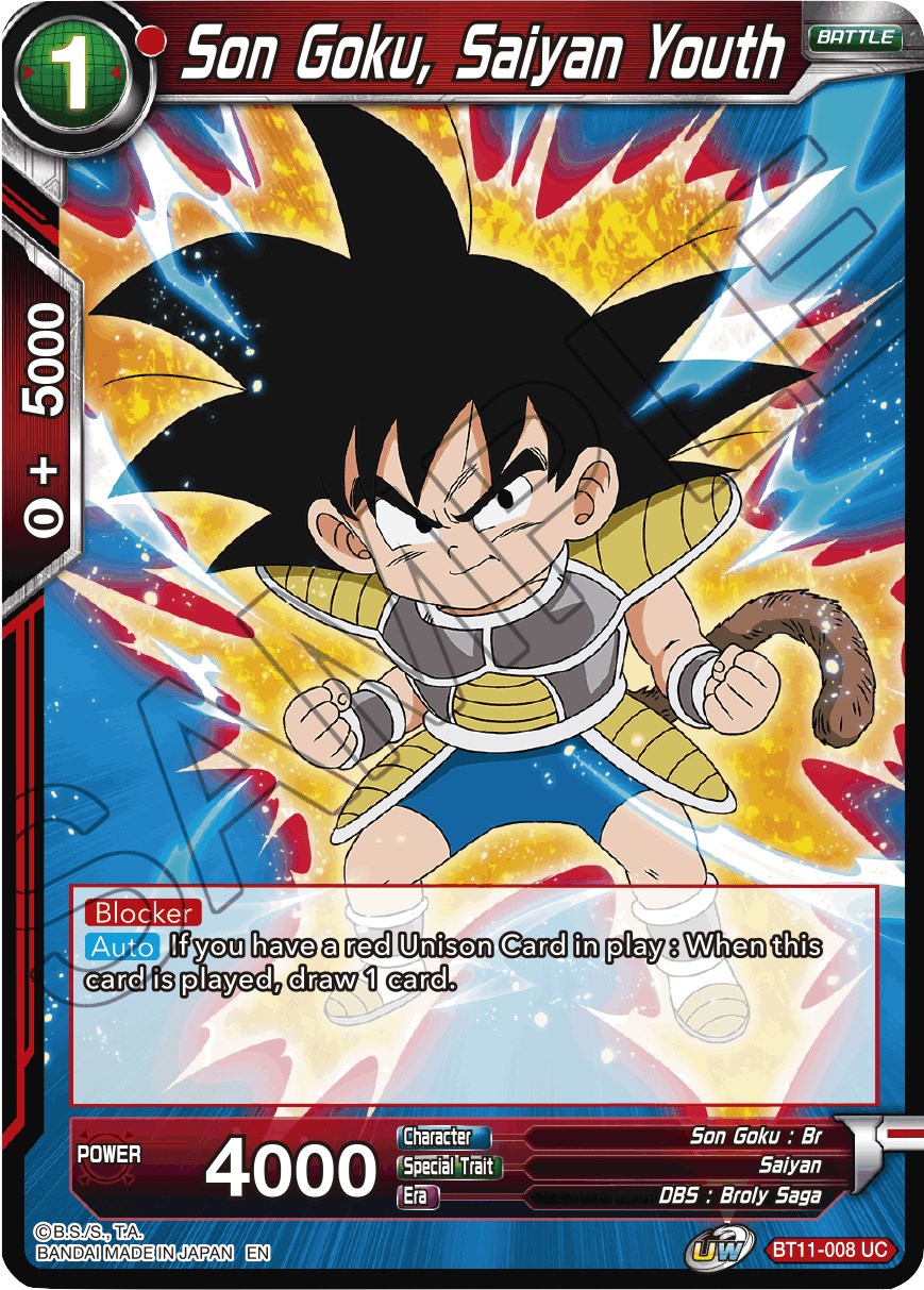 Son Goku, Saiyan Youth - Vermilion Bloodline - Dragon Ball Super CCG