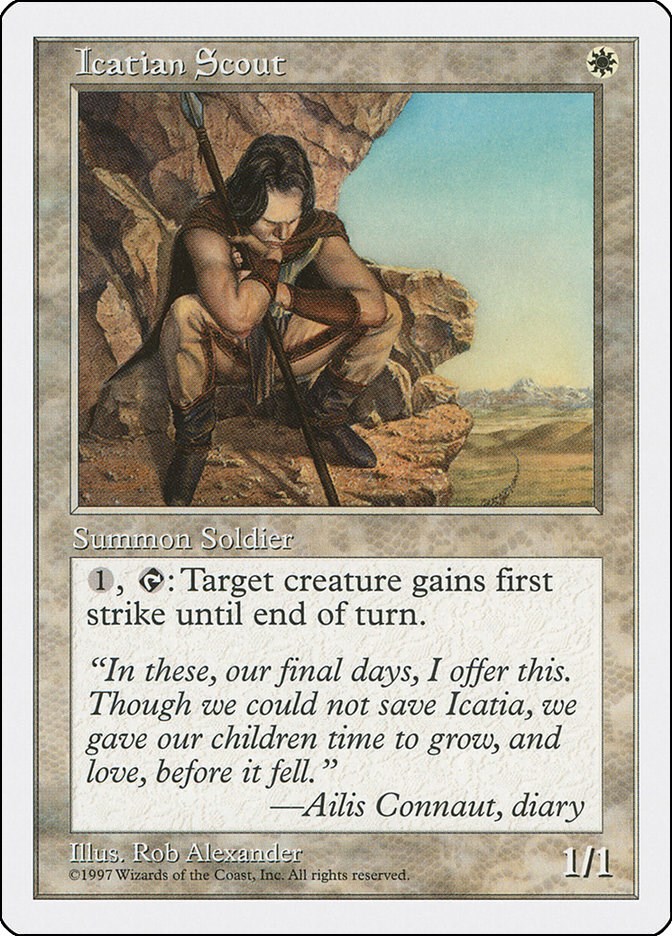 Icatian Scout - Fifth Edition - Magic: The Gathering