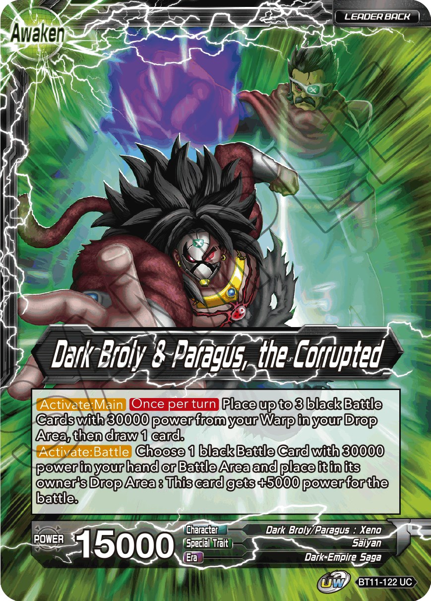 Dark Broly & Paragus // Dark Broly & Paragus, the Corrupted - Vermilion ...