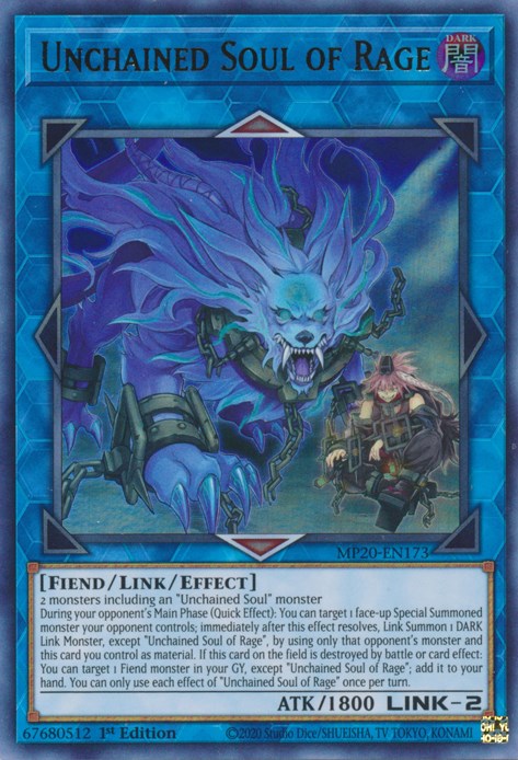 Unchained Soul of Rage - 2020 Tin of Lost Memories - YuGiOh