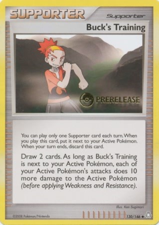Buck's Training - 130/146 (Prerelease) - Legends Awakened - Pokemon