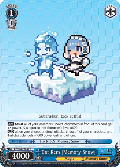 Dot Rem [Memory Snow] - Re:ZERO Memory Snow - Weiss Schwarz