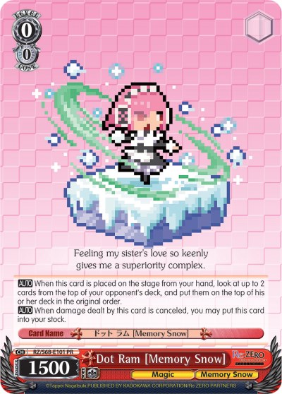 Dot Ram [Memory Snow] - Re:ZERO Memory Snow - Weiss Schwarz