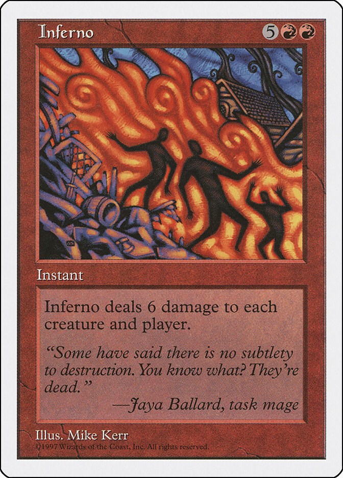Inferno - Fifth Edition - Magic: The Gathering